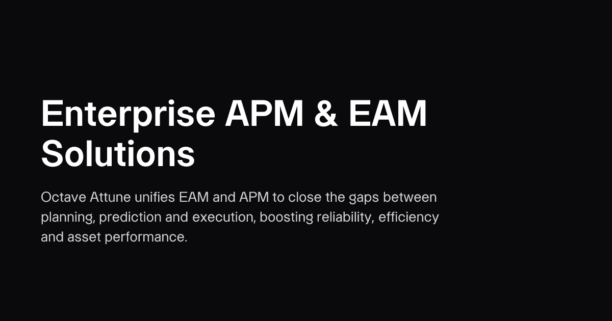 Enterprise APM & EAM Solutions | Octave